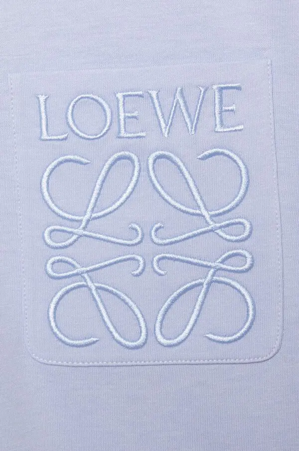 Loewe Logo Embroidered Crewneck T-shirt
