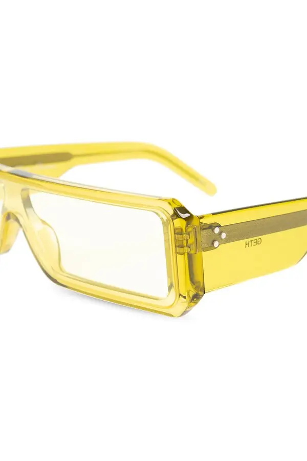 Rick Owens Rectangular Frame Sunglasses