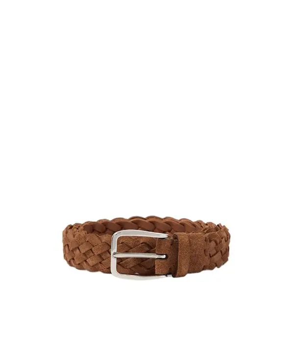 Brunello Cucinelli Braided Suede Belt