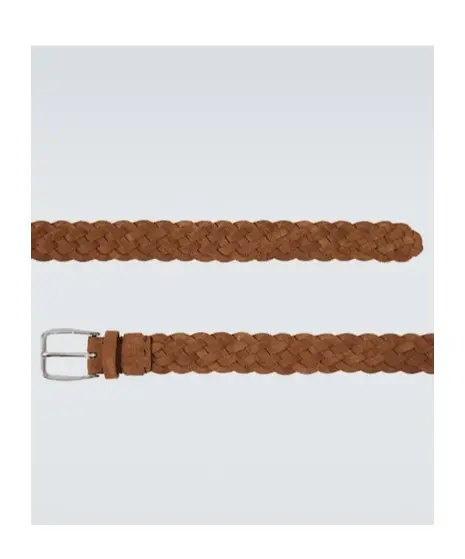 Brunello Cucinelli Braided Suede Belt