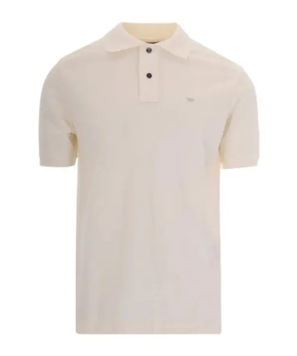 Emporio Armani Slim-fit Piqué Polo Shirt - Nude