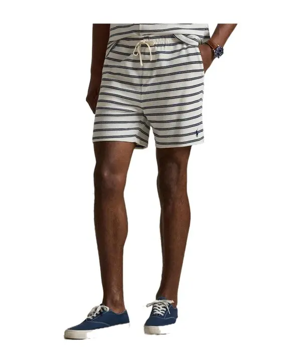Polo Ralph Lauren Striped-pattern Drawstring Shorts