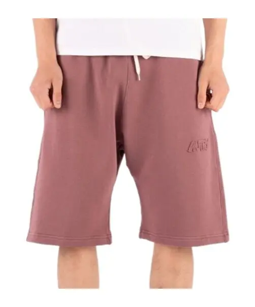 AUTRY Logo Embroidered Elastic Waist Shorts