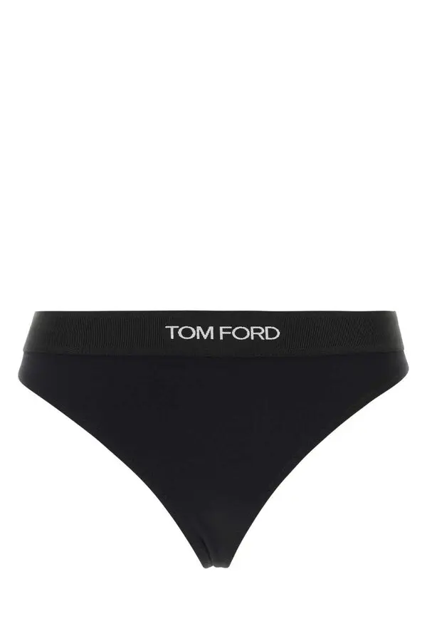 TOM FORD Stretch Modal Thong - Black