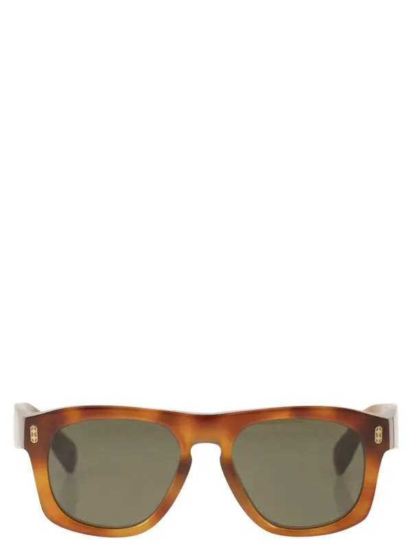 Brunello Cucinelli Tortoiseshell Acetate Sunglasses - Brown