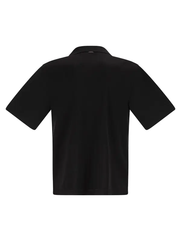 Herno Cotton Jersey Shirt With Chest Pocket