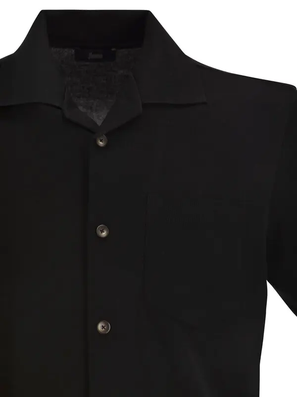 Herno Cotton Jersey Shirt With Chest Pocket