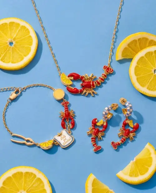ALEX AND ANI Lobster Boil Necklace