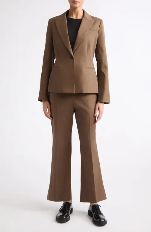 Partow Sullivan Creased Flared Cotton Twill Pants