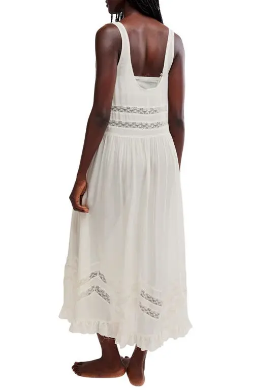 Free People Voile And Lace Midi Dress
