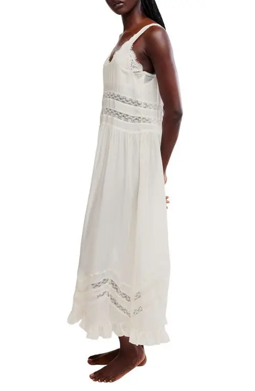 Free People Voile And Lace Midi Dress