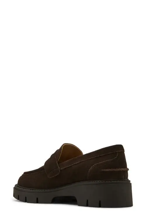 Blondo Kisha Waterproof Penny Loafer - Java Suede