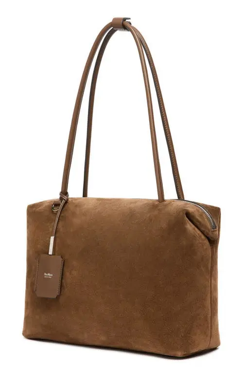 Max Mara Glide Leather Crossbody Bag - Cocoa