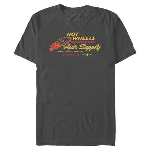 HOT WHEELS Auto Supply Vintage Logo Short Sleeve Graphic T-shirt
