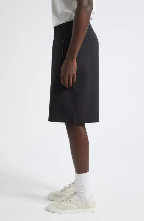 Moncler Cotton Blend Interlock Shorts