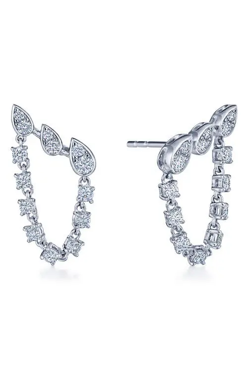 Kwiat Sunburst Diamond Ear Climbers