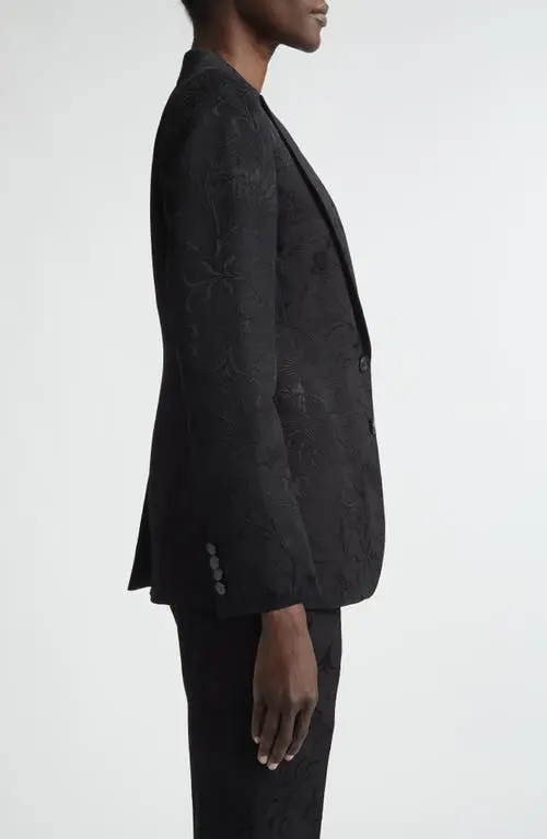 Etro Tonal Floral Paisley Jacquard Jacket