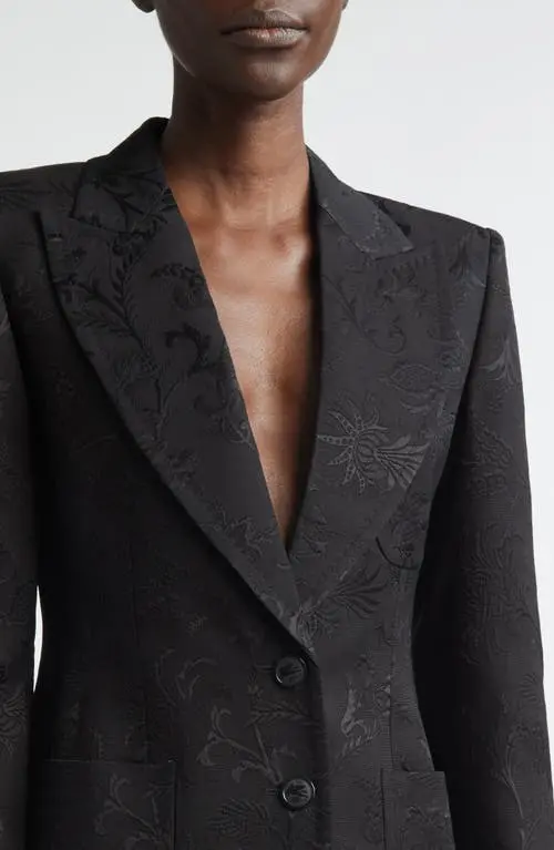 Etro Tonal Floral Paisley Jacquard Jacket