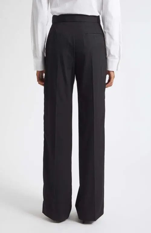Stella McCartney Slim Fit Wool Tuxedo Pants