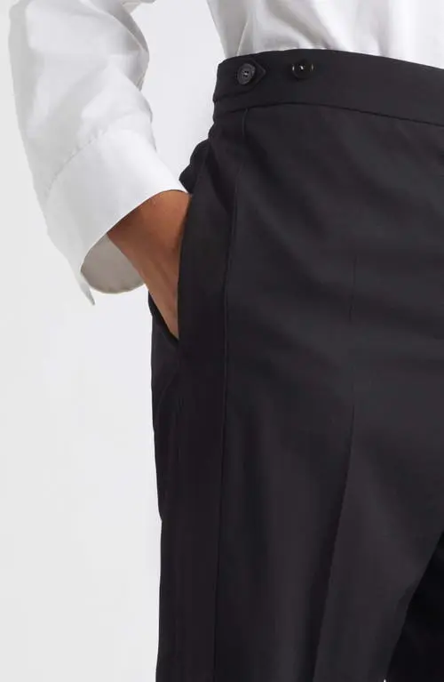 Stella McCartney Slim Fit Wool Tuxedo Pants