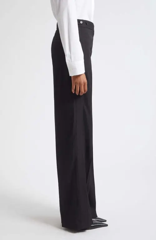 Stella McCartney Slim Fit Wool Tuxedo Pants