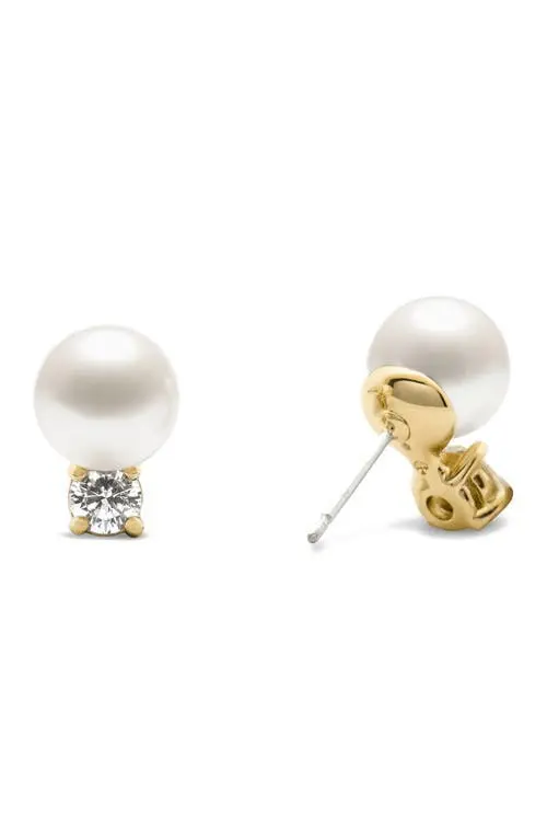 Kate Spade New York Imitation Pearl And Cubic Zirconia Stud Earrings