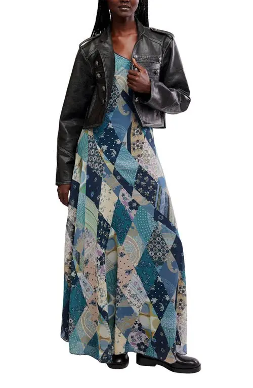 Free People Ryland Faux Leather Band Jacket