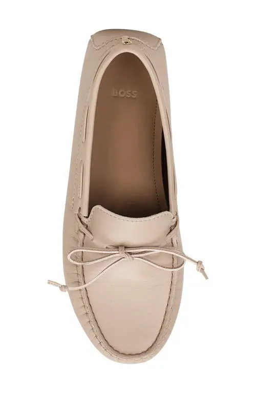 BOSS Roxanne Driver Flat - Beige