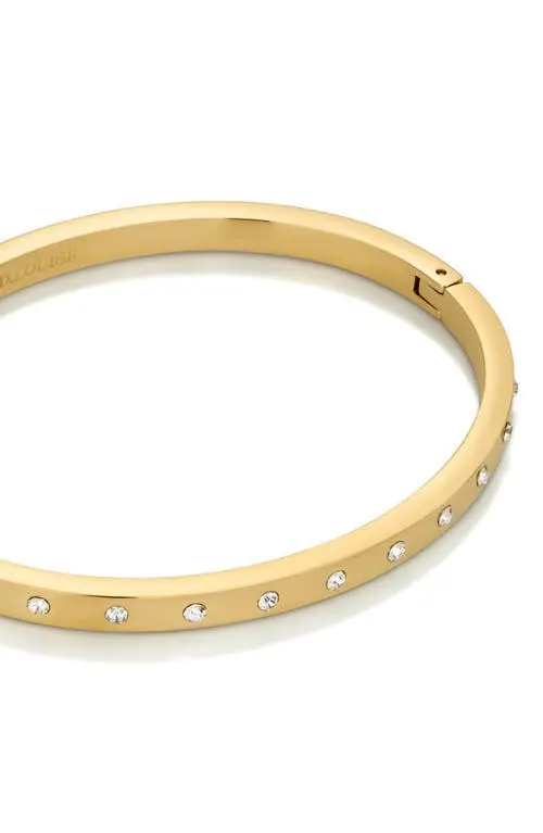 D.LOUISE D. Louise Eternity Slim Bangle With Crystals