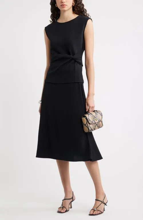 Nordstrom Twist Detail Maxi Skirt