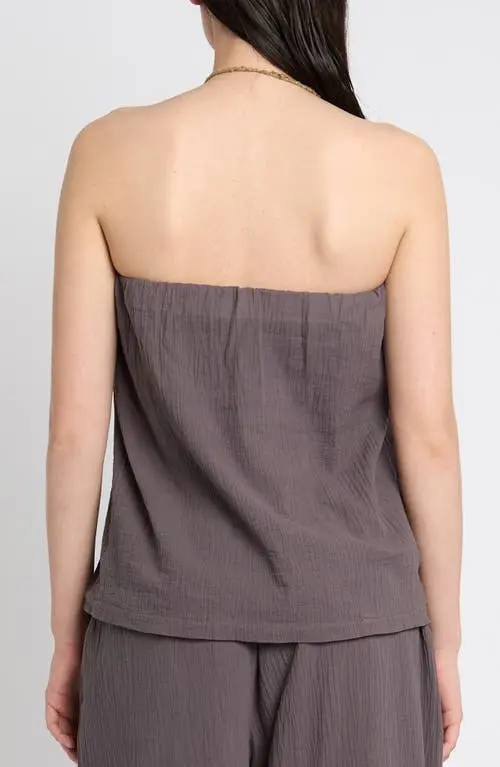 MUSE ASSEMBLY Asymmetric Hem Bandeau Top