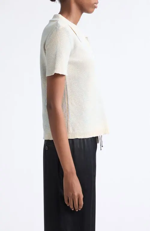 MAISON MARGIELA Stamped Cotton Polo