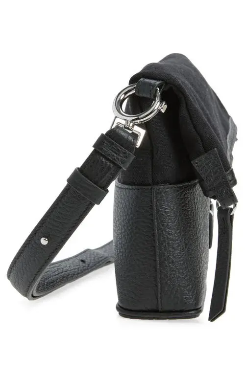 MAISON MARGIELA 5ac Hobo Bag In Canvas And Leather