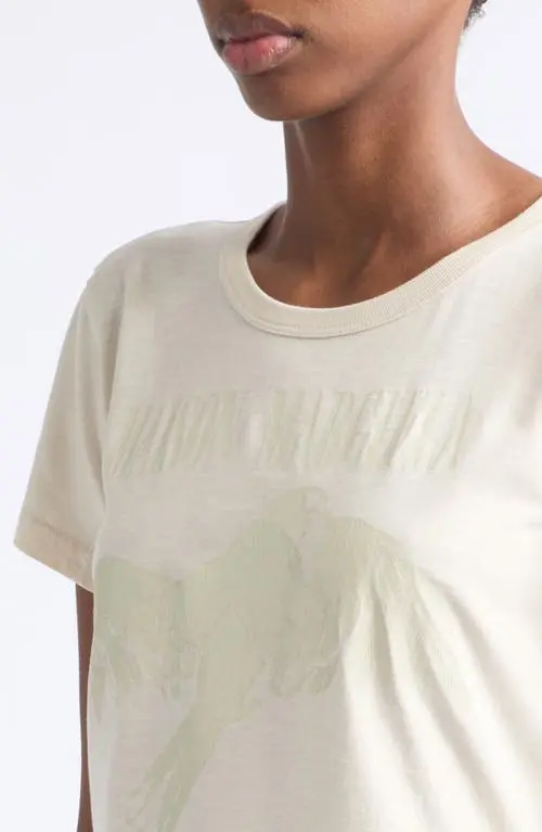 MAISON MARGIELA Bird Graphic Fitted T-shirt