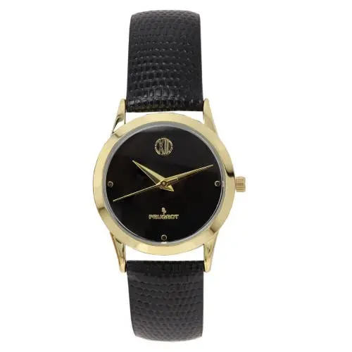PEUGEOT Mesh Band Watch - Black