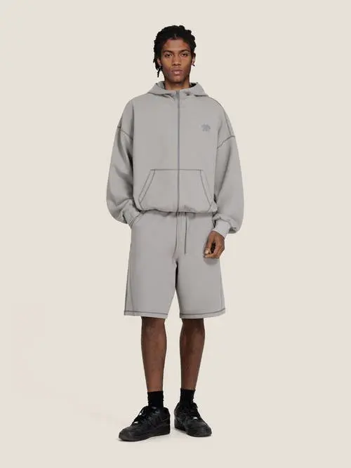AELFRICEDEN Cloud Boxy Sweat Set - Grey
