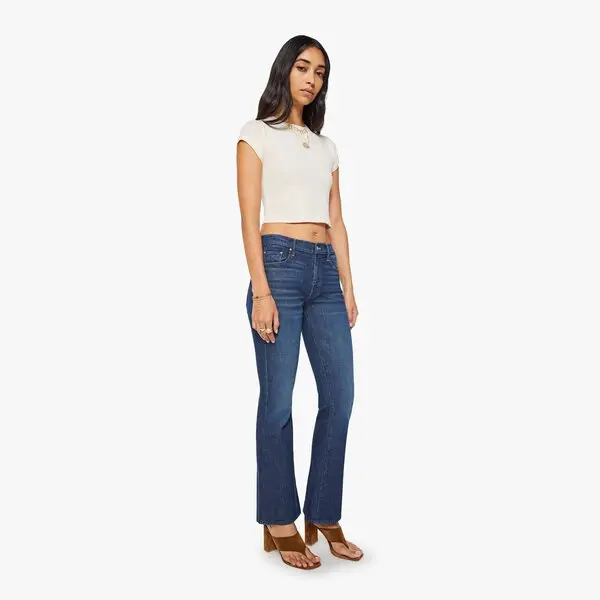 MOTHER The Weekender Flare Jeans - Blue