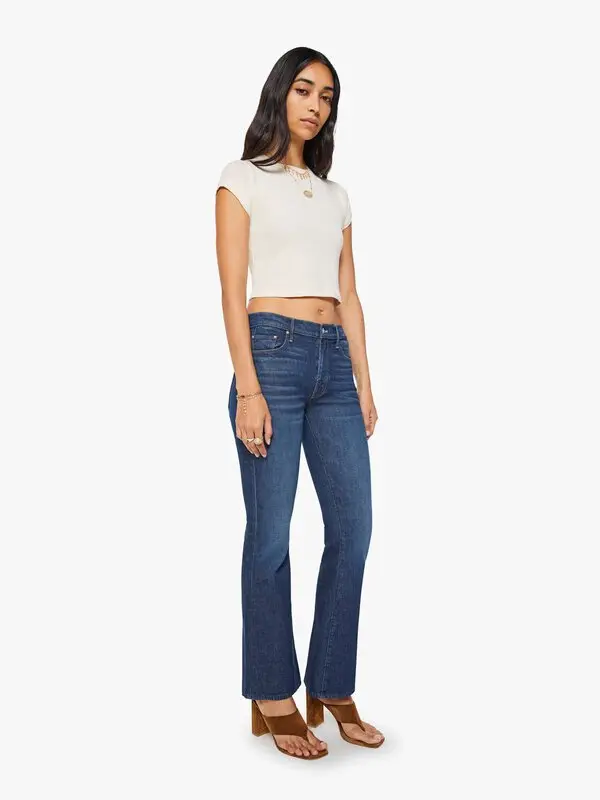 MOTHER The Weekender Flare Jeans - Blue