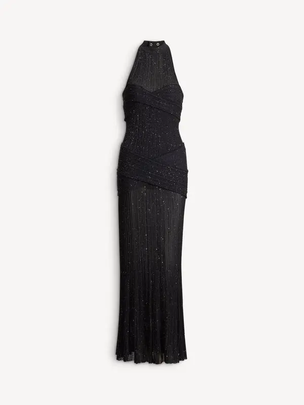 Balmain Long Halterneck Dress