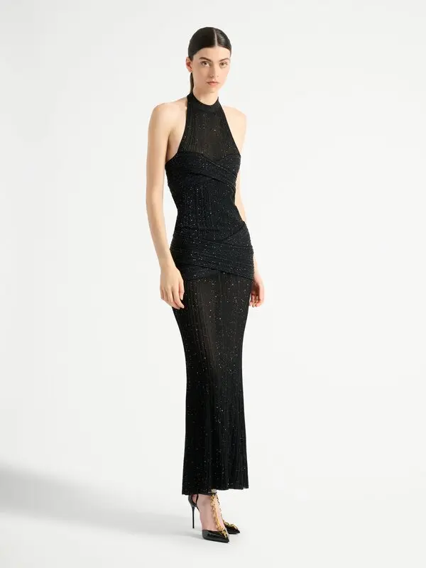 Balmain Long Halterneck Dress