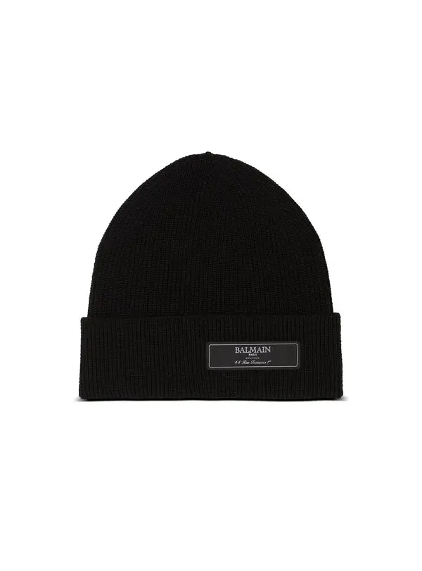 Balmain Paris Wool Beanie - Black