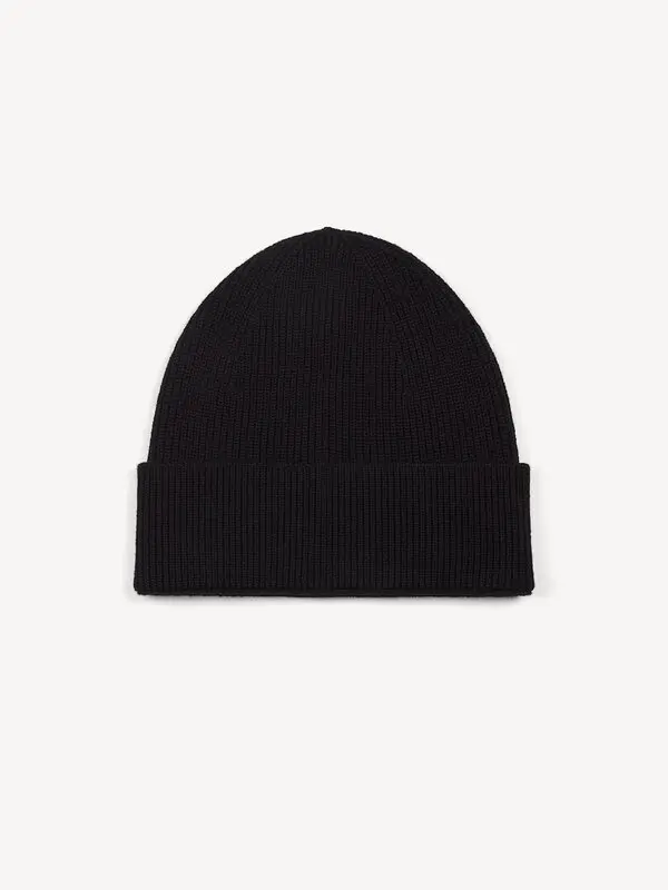 Balmain Ribbed Wool Beanie