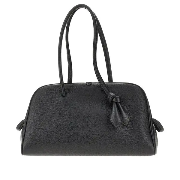 Jacquemus Grained Leather "turismo" Bag - Black