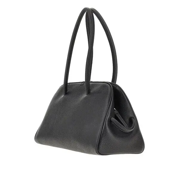 Jacquemus Grained Leather "turismo" Bag - Black