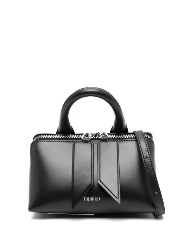 Attico Handbag Leather "friday" Mini Bag - Black