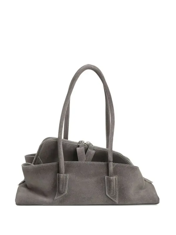 Attico Handbag Small Top Handle Bag "la Passeggiata - Gray
