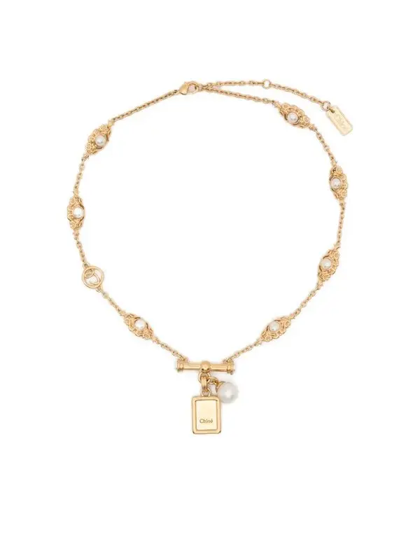 Chloé Necklace With Charm "pendant Necklace