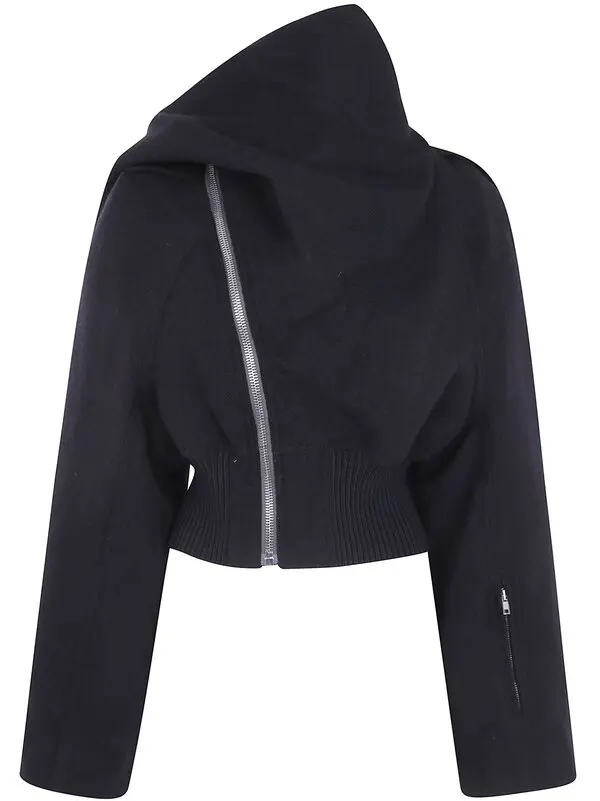 Rick Owens Jacket Wool "scarf Flight