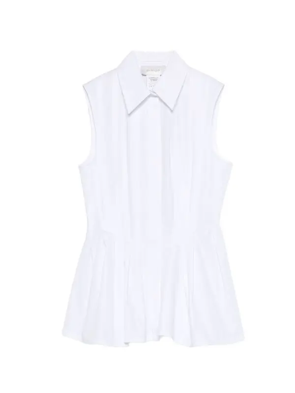 Sportmax Cotton Shirt With Crystal Embellishments