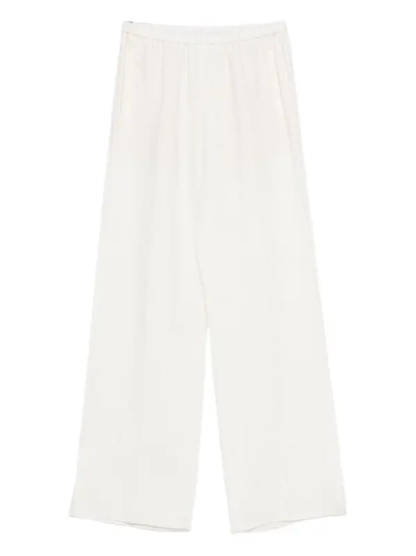 FORTE_FORTE Linen Trousers - White